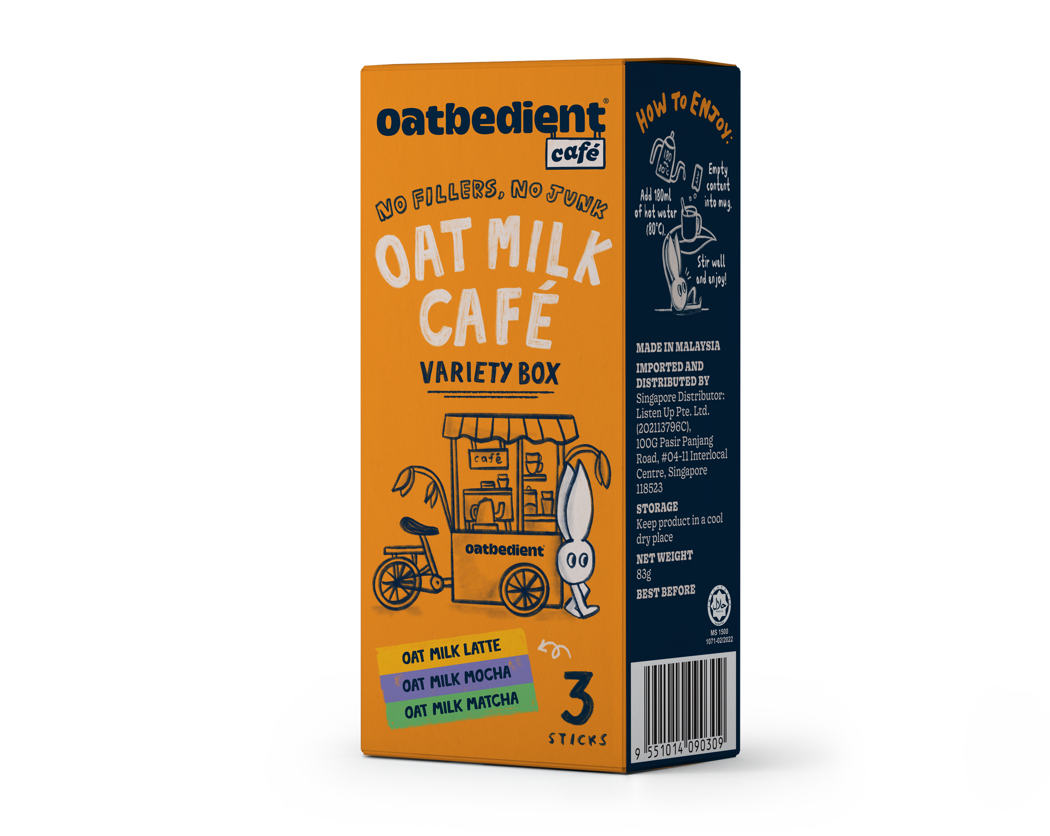 Oatbedient Oat Milk Home Page | Oats Singapore